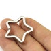 Key Ring Split Star Shape Key Rings Silver Tone Iron 34mm 1999 - Etsy