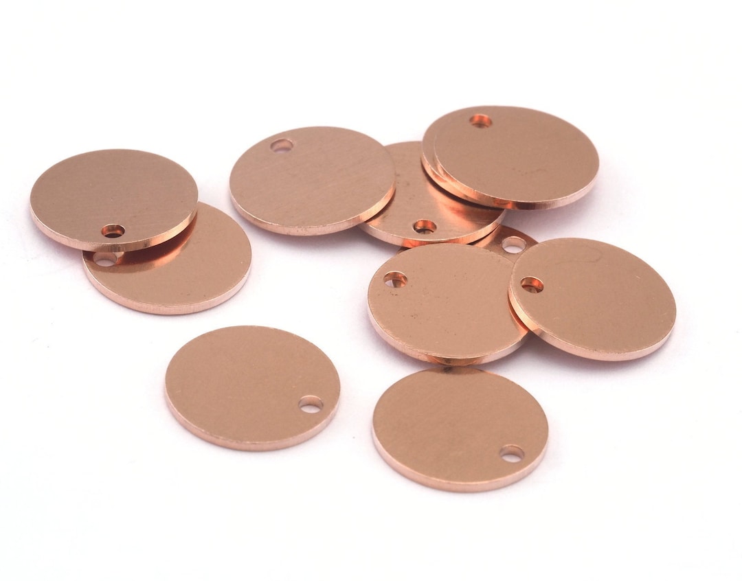 Coin Round Disc 12mm Stamping Blank Tag Shape Raw Copper OZ3037-80 - Etsy