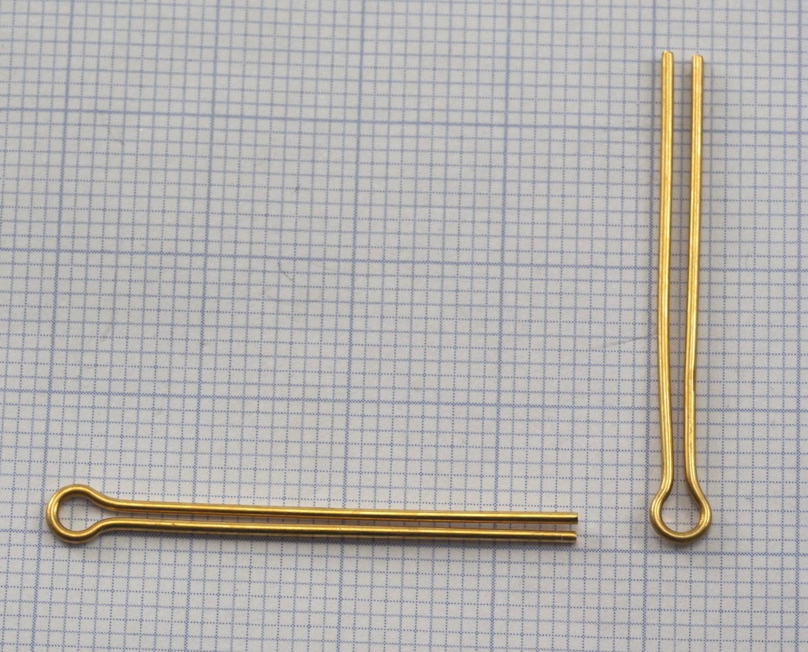 Brass Split Pin 35mm thickness 0.9mm Raw Brass 2252 - Etsy UK