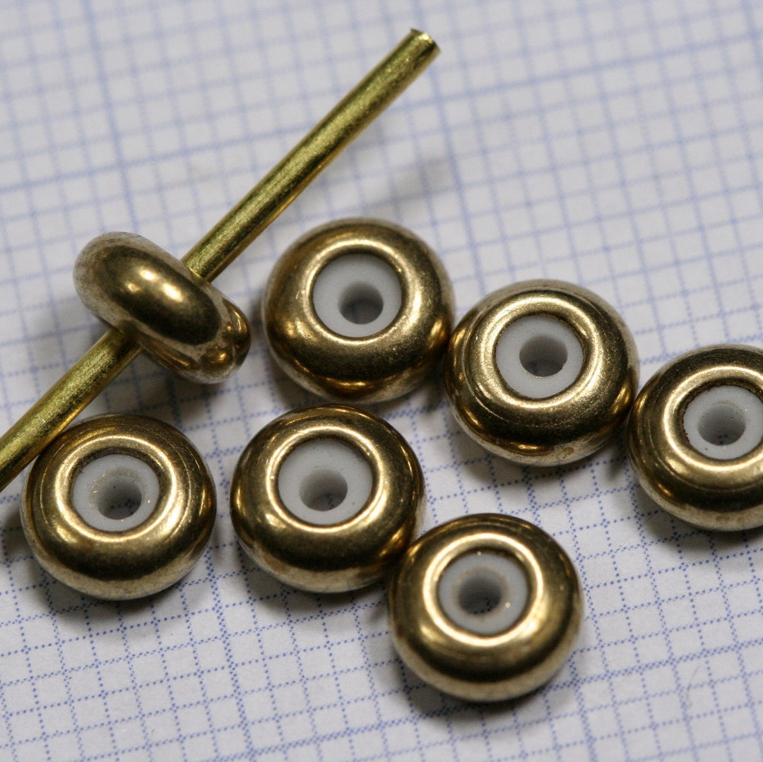 Stopper Bead Bracelet, Rondelle Rubber Stopper, Sliding Adjustable ...