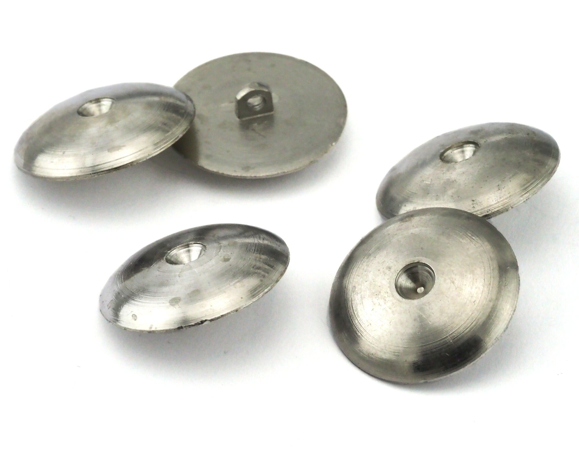 Round Button Nickel Plated Brass 22x8mm SS19 4.5mm Inside - Etsy Ireland