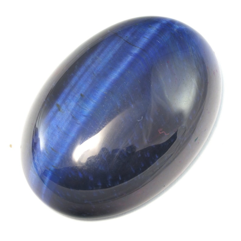 Blue Tiger's Eye dyed Oval Cabochon 18x25mm 505 No - Etsy
