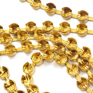 Empty Cup Chain - Empty Rhinestone Chain SS29 (6.30mm Setting) Raw ...