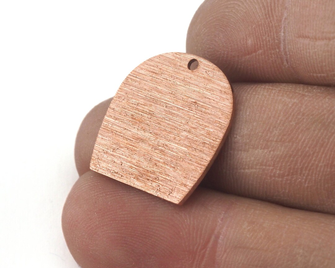 Demi-cercle de forme ovale oblong brossé 20x19,5x0,8 mm 1 trou Apprêts ...