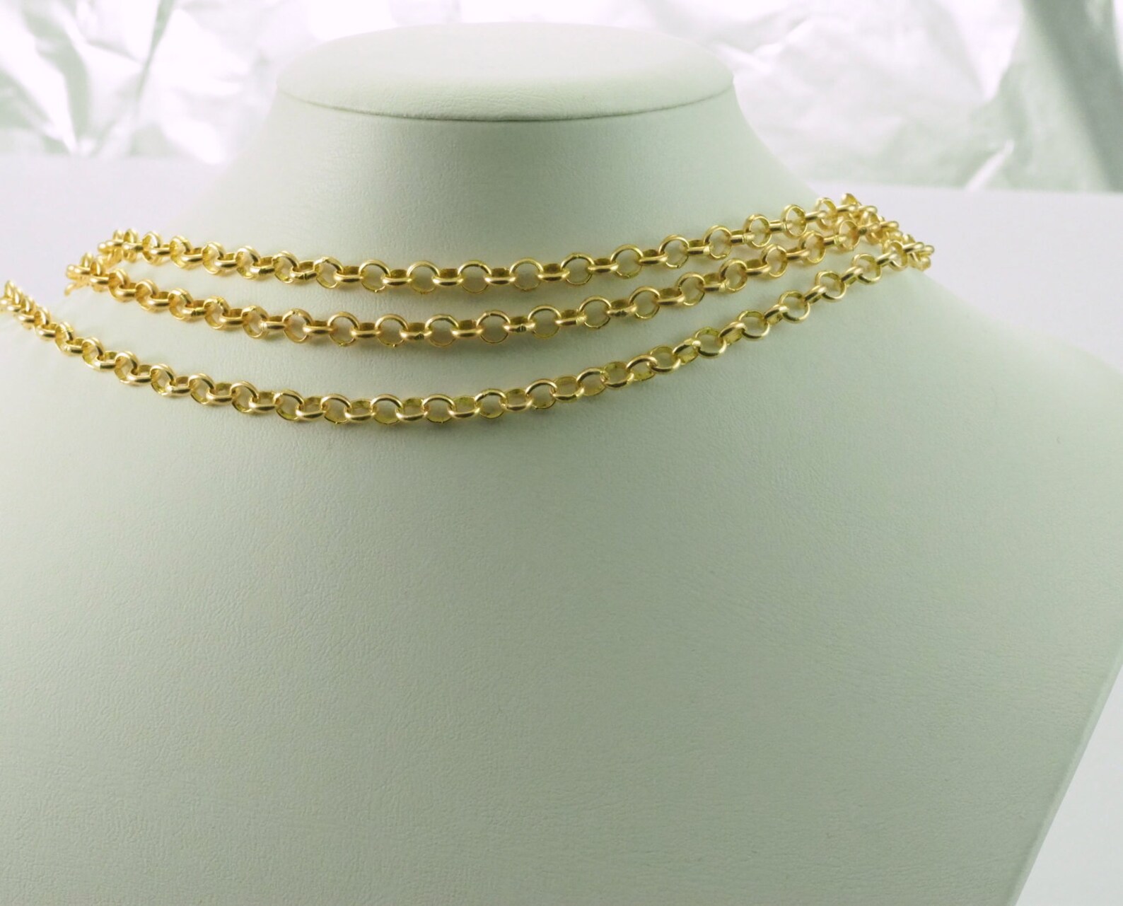 Soldered Brass Rolo Chain Belcher Round Raw 5mm Z007 | Etsy