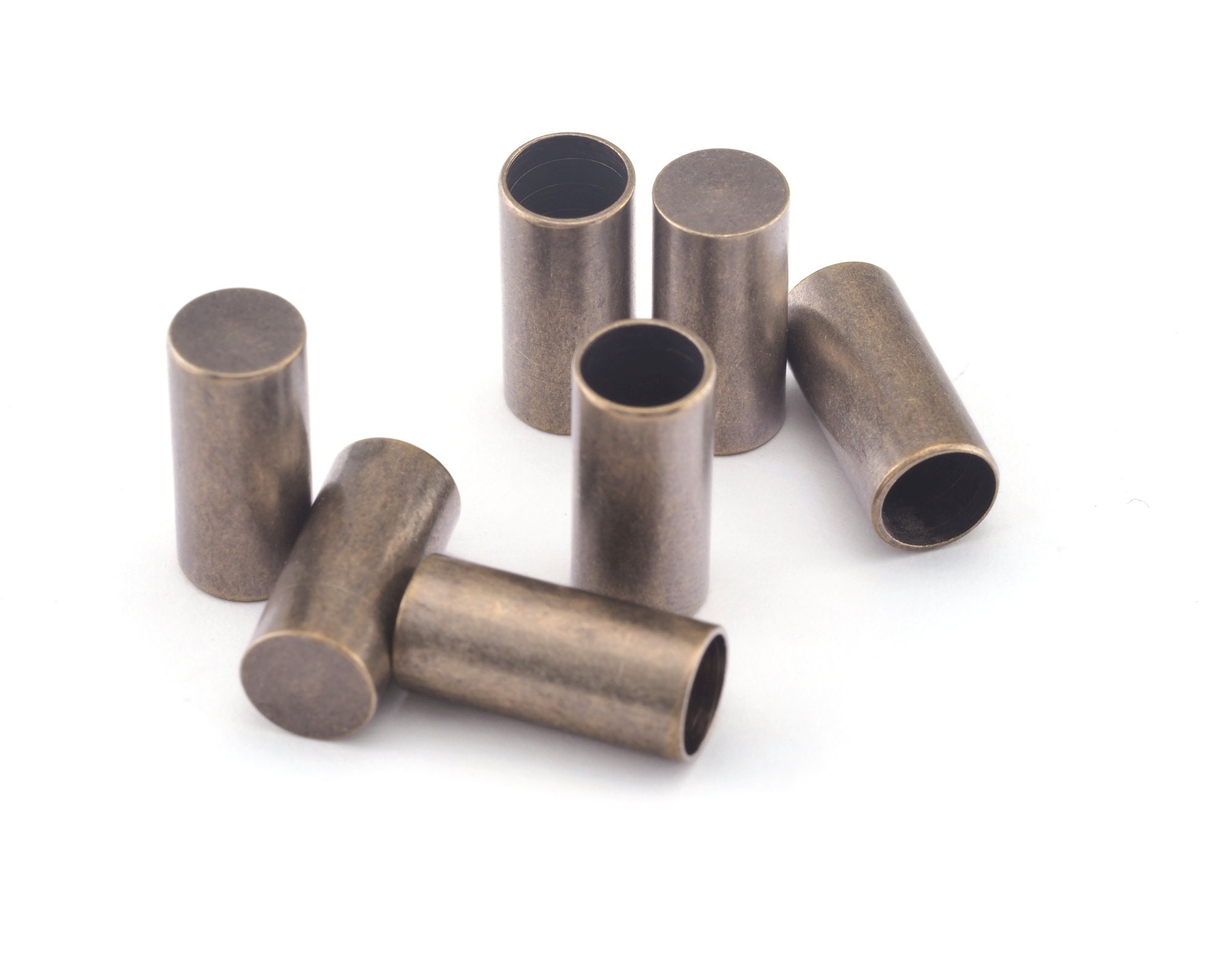 Antique Bronze Brass Cord End Caps, 7x15mm, 6mm Hole -ENC6 2404 - Etsy