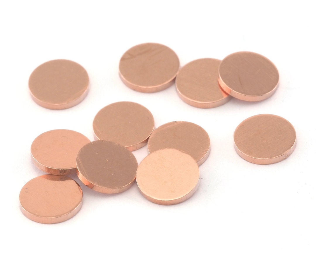 Coin Round Disc 6mm Stamping Blank Tag Shape Raw Copper OZ3447-20 - Etsy
