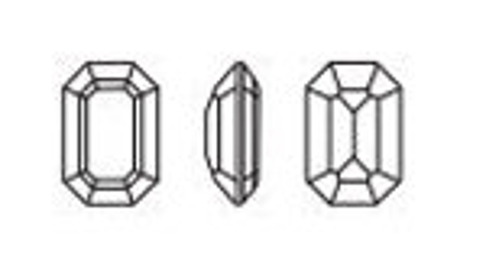 Rectangle Octagon Fancy Stone 4610 Swarovski® Indian Sapphire - Etsy