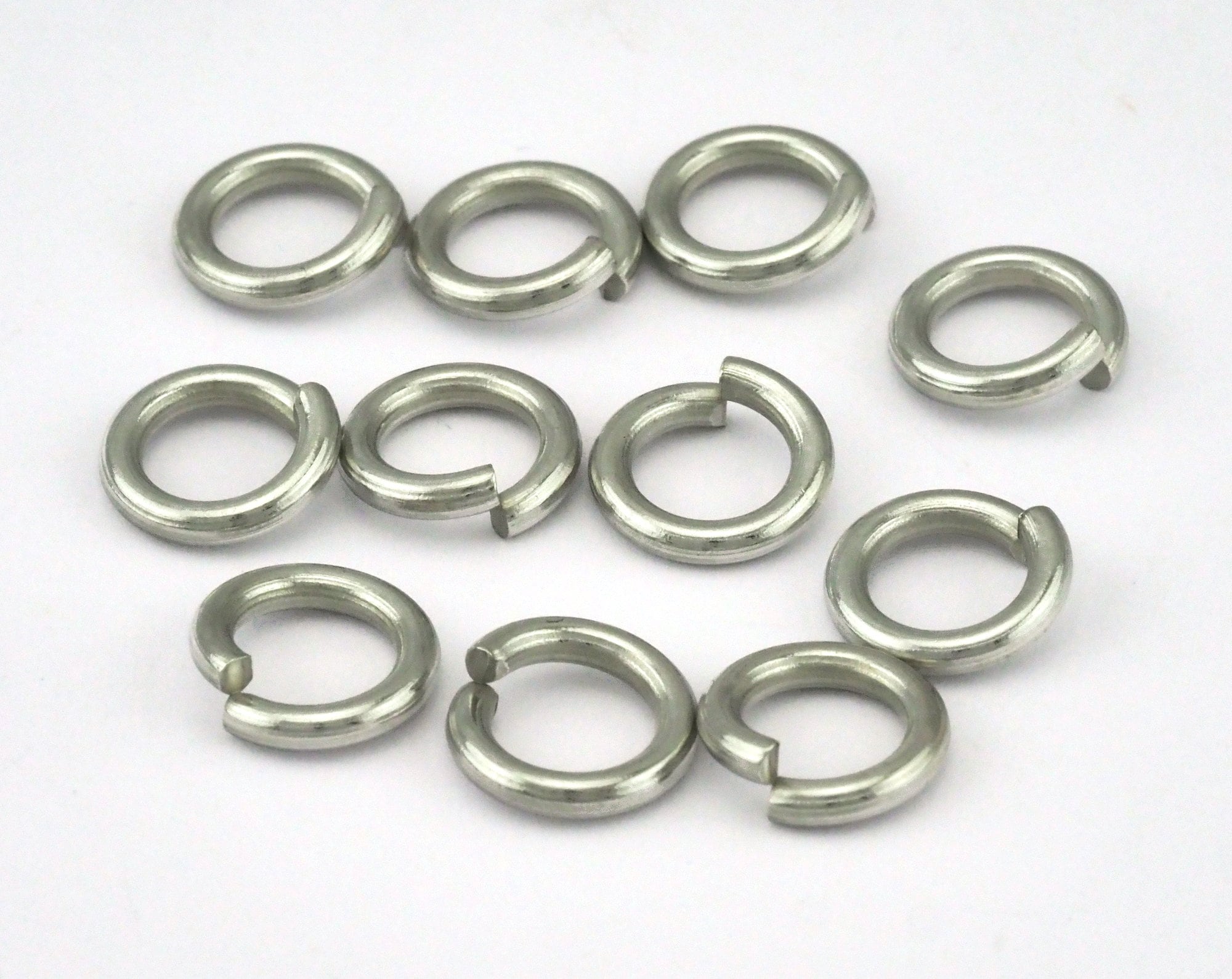 Open Jump Ring 11mm (2mm 12 Gauge Wire Thickness) Nickel Free Silver ...