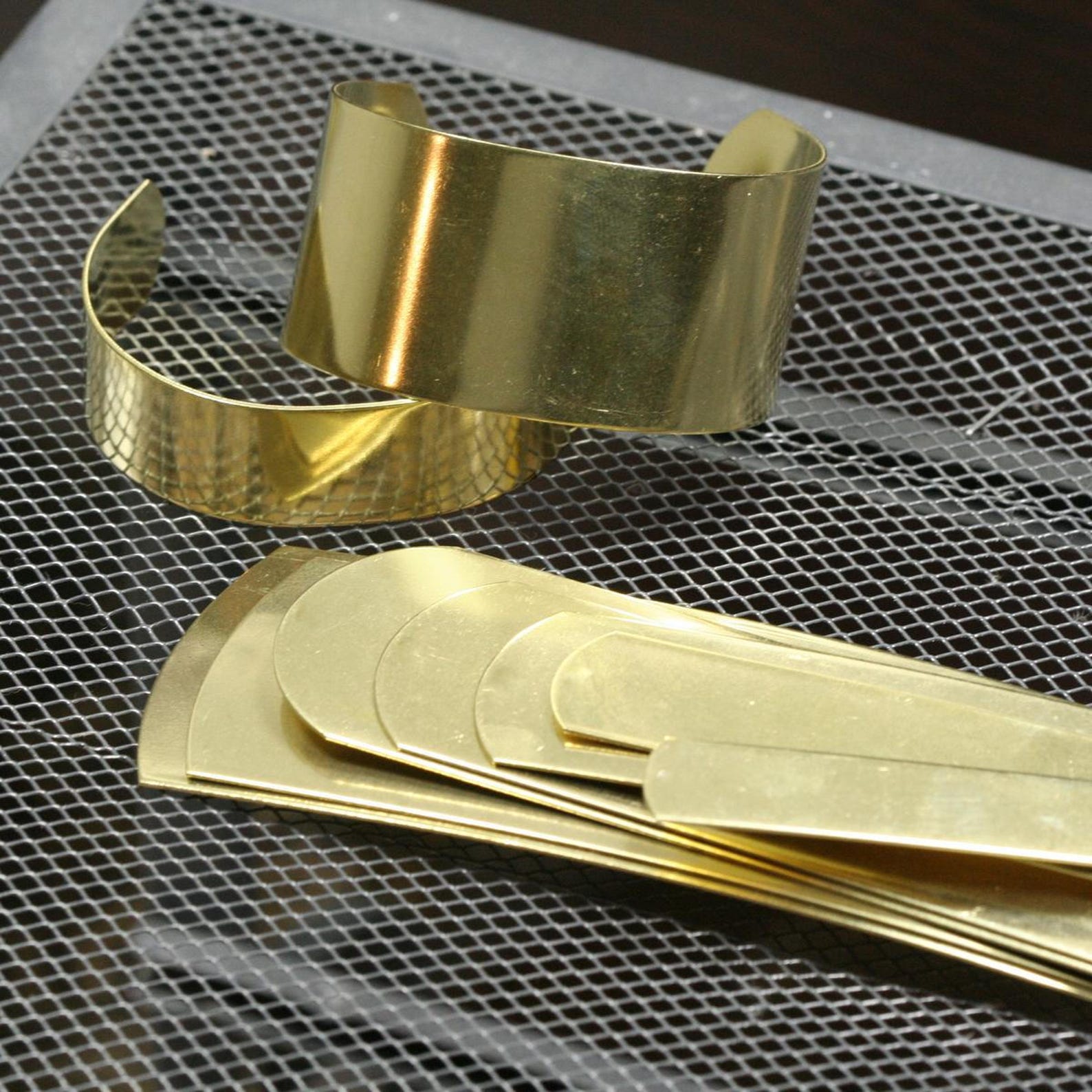 Bracelet Cuff Blanks, Raw Brass Sheet, RBBP ( Stamping ) 150 Mm ...