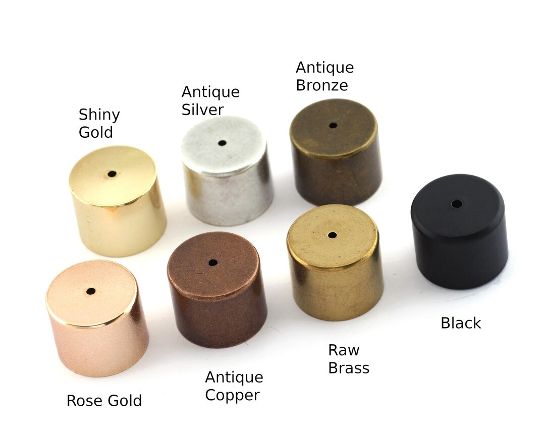 Tassel Leather Cord End Crimp Caps Beads End Tip Cap 15x12,5mm 14mm ...