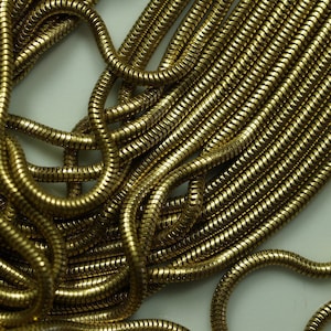 Raw Brass Snake Chain 4.2mm 0,17 Inch Z107 - Etsy