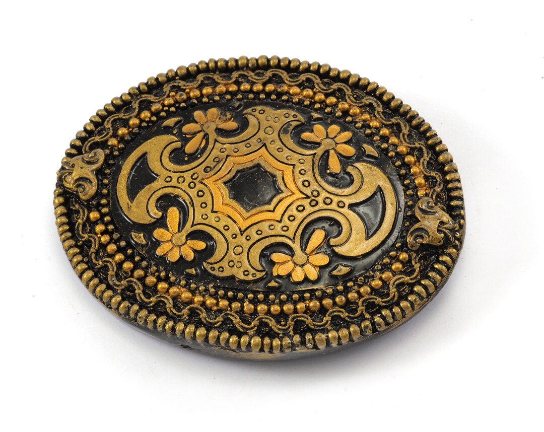 Belt Buckle, Vintage Resin Wall Decor 86x68mm Limited Stock Made in ...