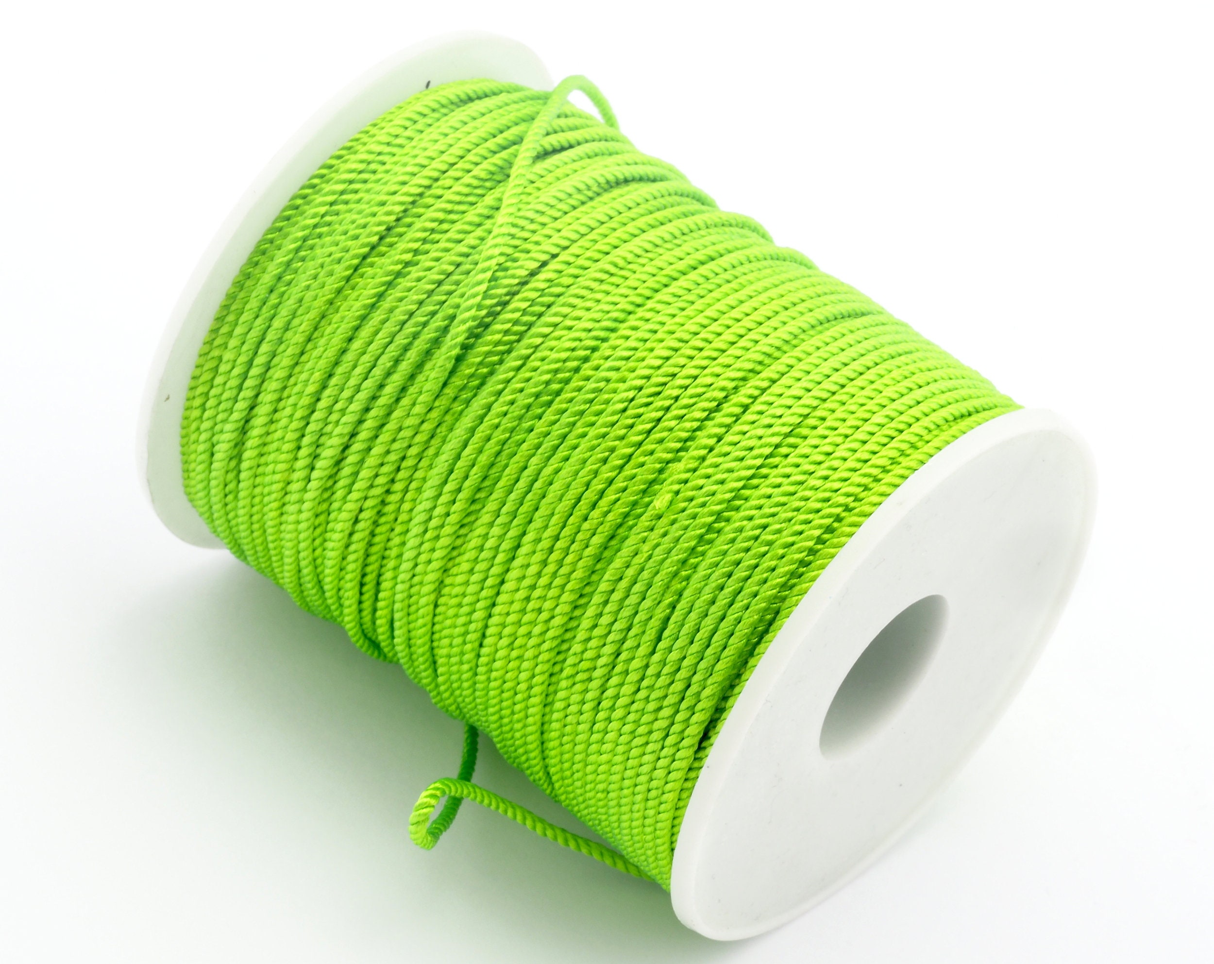 Colorful Twisted Paracord: 1.5mm Nylon Jewelry Cording, 100 Yards -raf1 ...