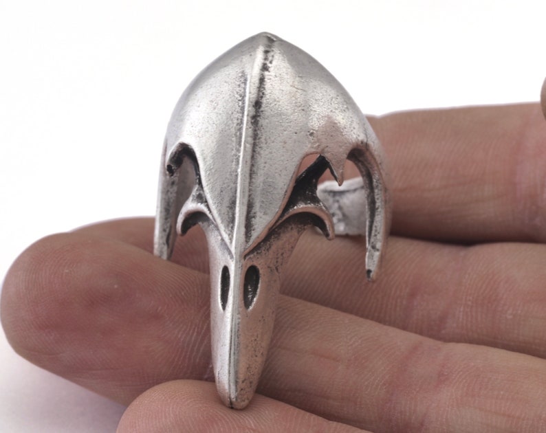 Eagle Adjustable Ring Antique Silver Plated Brass 1 Pc. 21mm - Etsy