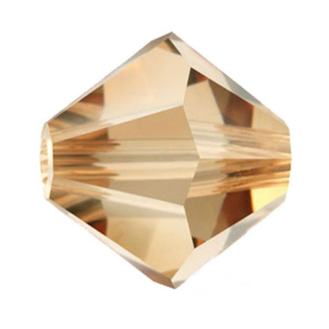 Swarovski Beads Crystal 5301 4mm XILION Bi Cone 246 (light Colorado ...
