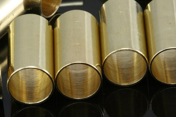 Raw Brass Tube 10x20mm hole 88mm Findings 1634 | Etsy