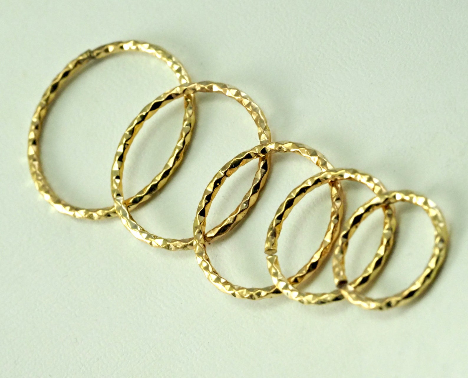 Stacking Ring Circle Ring Round Ring Knuckle Ring Gold - Etsy