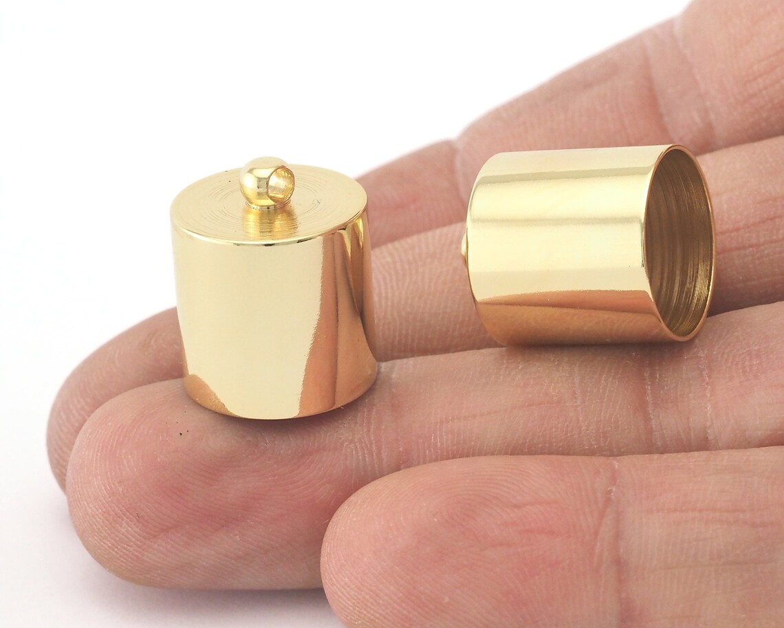 Ends Cap With Loop 15x15mm Only Cap Size 18x15mm Total - Etsy