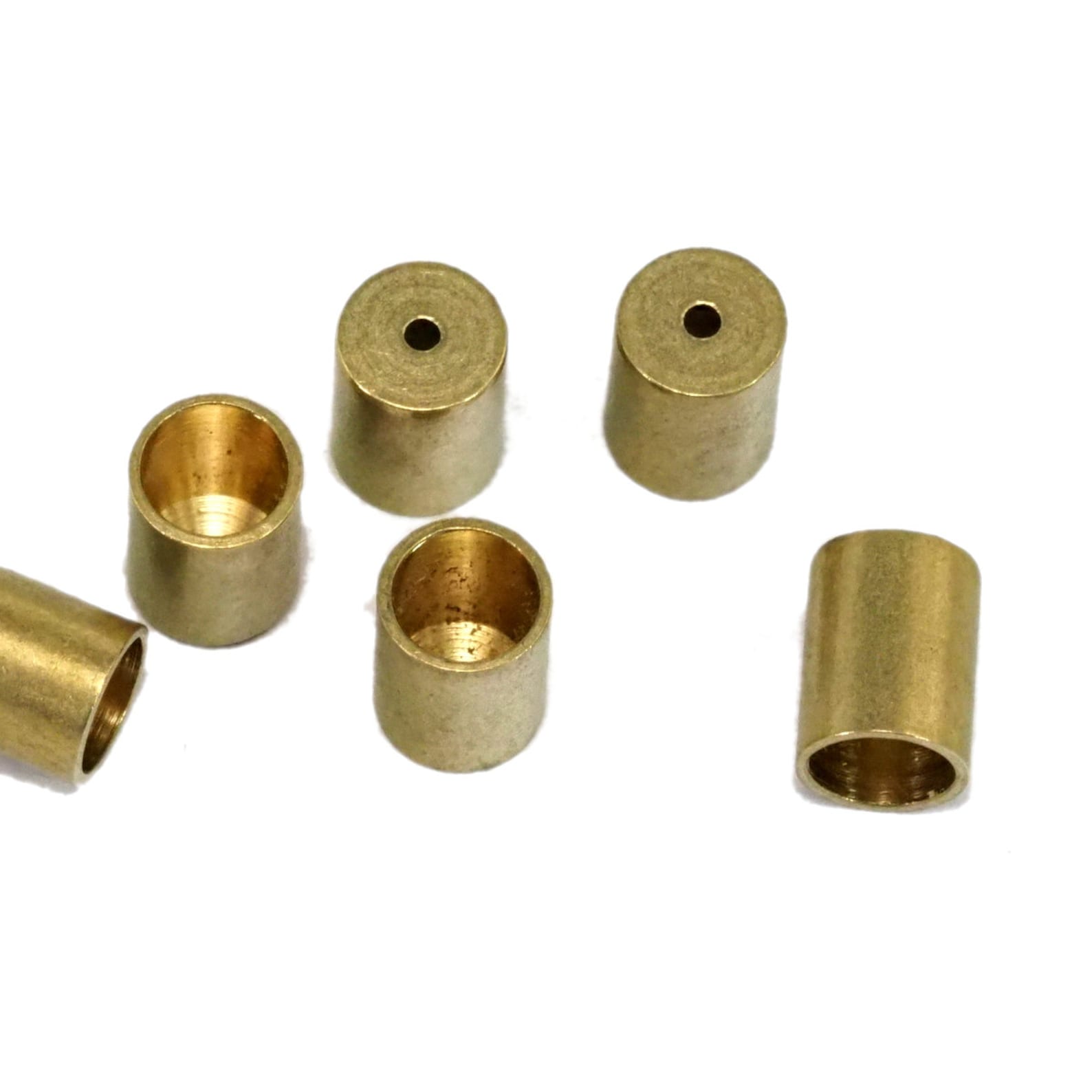 Raw Brass Cord End Cap, 9x7mm, 6mm Inner Diameter -ENC6 2019 - Etsy