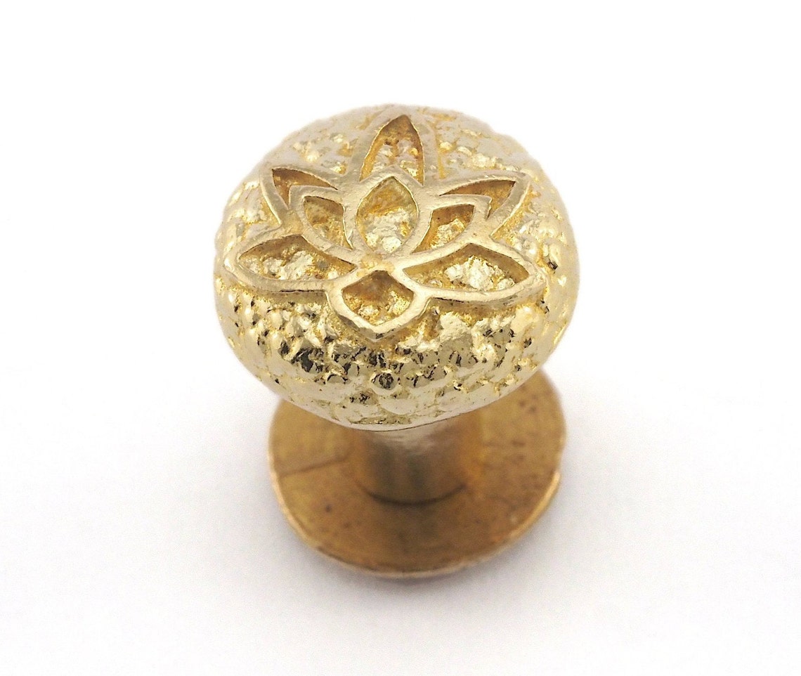Lotus Flower Screw Rivets Chicago Screw / Concho Screw 10mm - Etsy