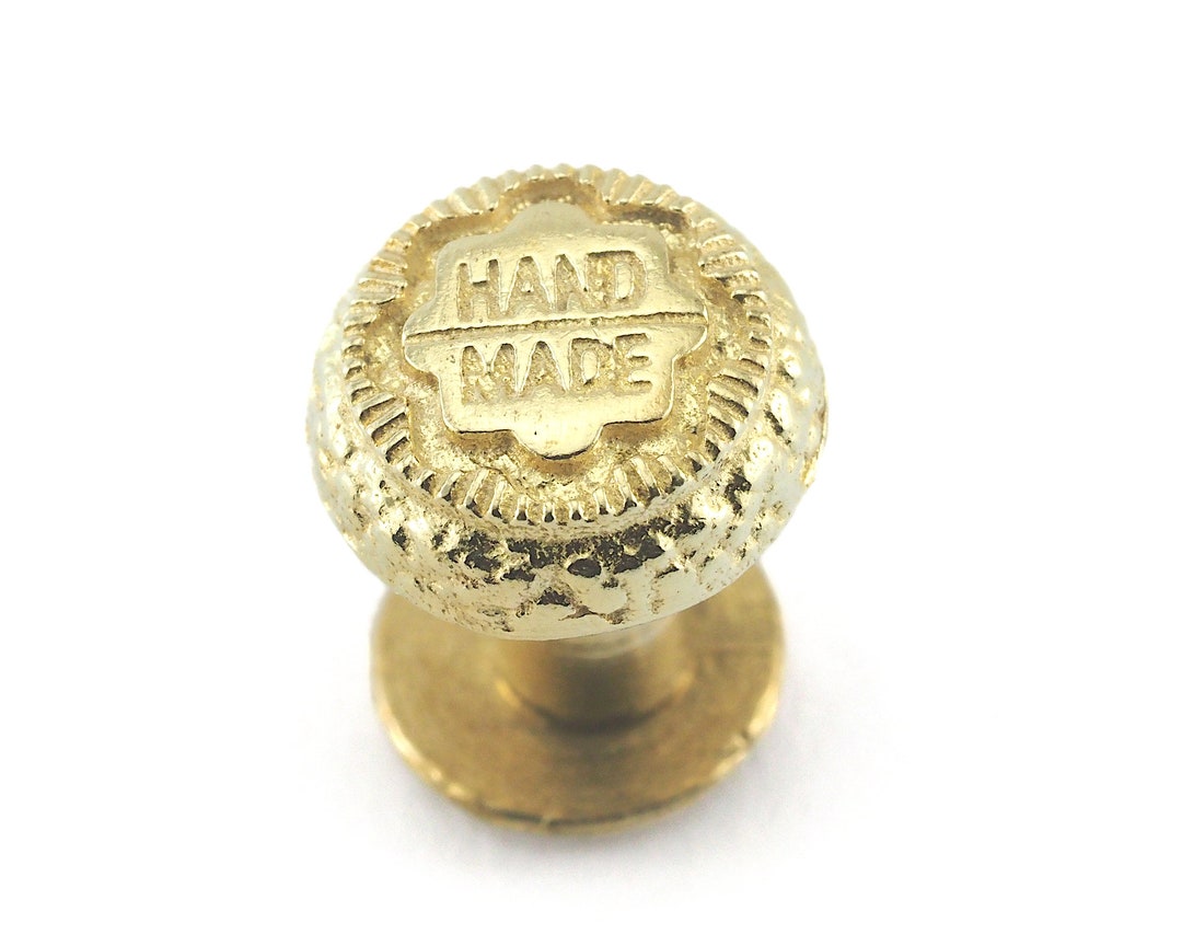 Hand Made Screw Rivets, Chicago Screw / Concho Screw, (10mm Head) Raw ...