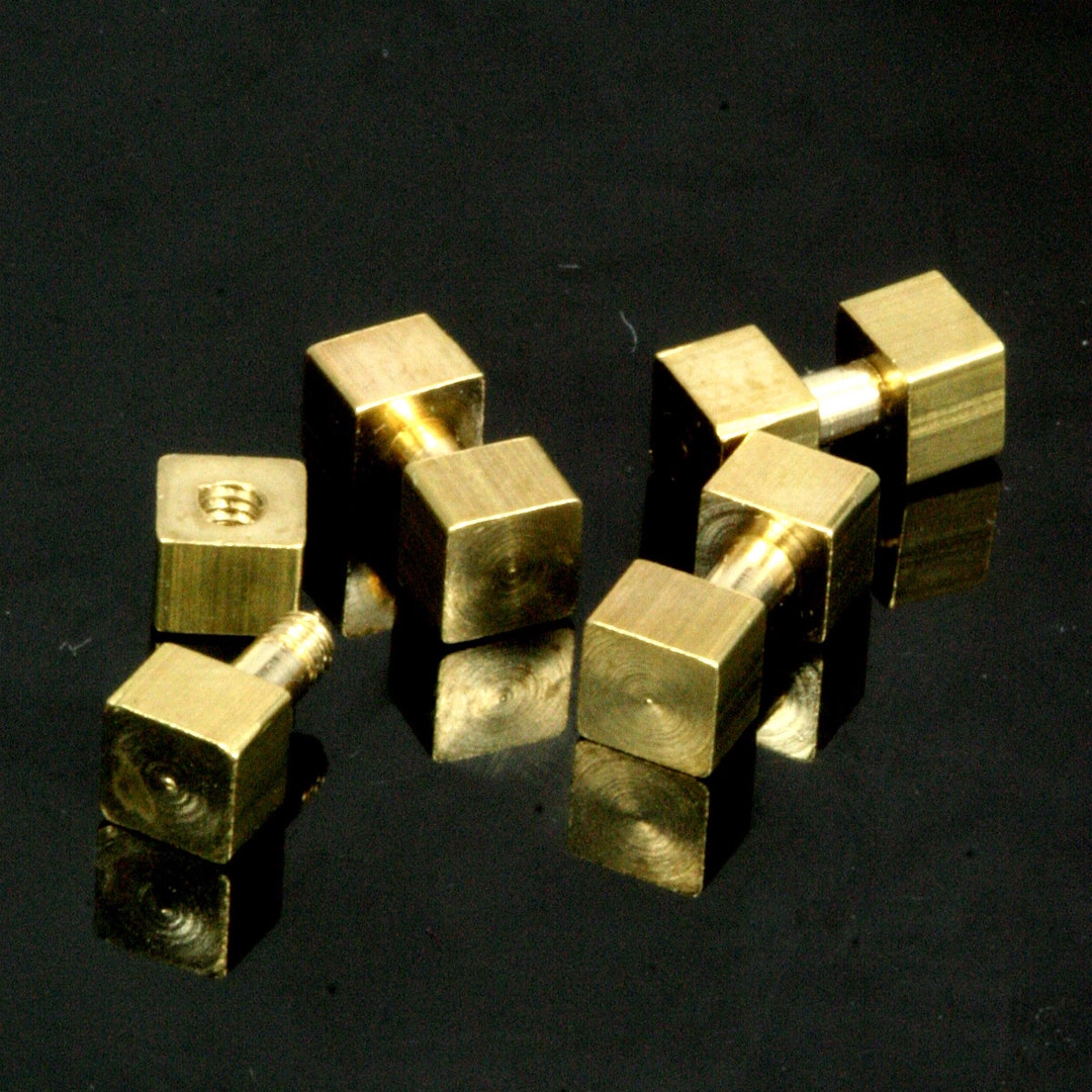 Cube Screw 4x9mm Square Barbell With Screw (holder) (bar 2mm ) Bb2--9 ...