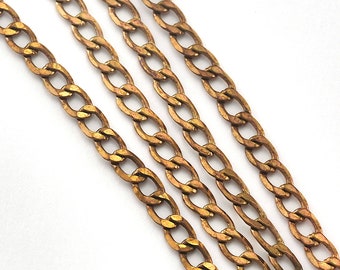 Raw Brass Chain, 10 M 4x2mm Raw Brass Soldered Chain BS 1067 - Etsy