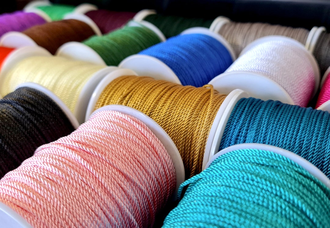 100 Yards Paracord Twisted Colorful Para Cord Ropes 1.5mm for Jewelry ...