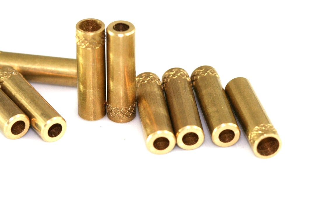 Rope End Cap Raw Brass 7x25mm (hole 5mm 3,5mm) 1718 - Etsy