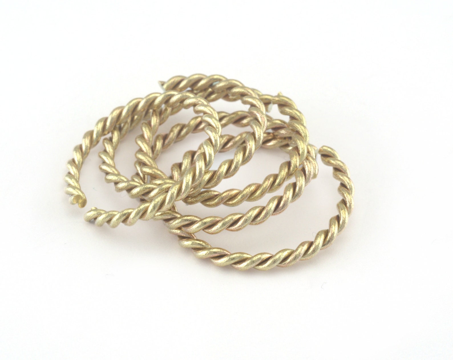 Stacking ring circle ring Round ring knuckle ring raw brass | Etsy