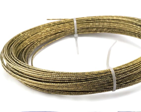 Wire Art Textured Round Raw Brass Wire 2mm 0.081 Inc 12 Gauge | Etsy