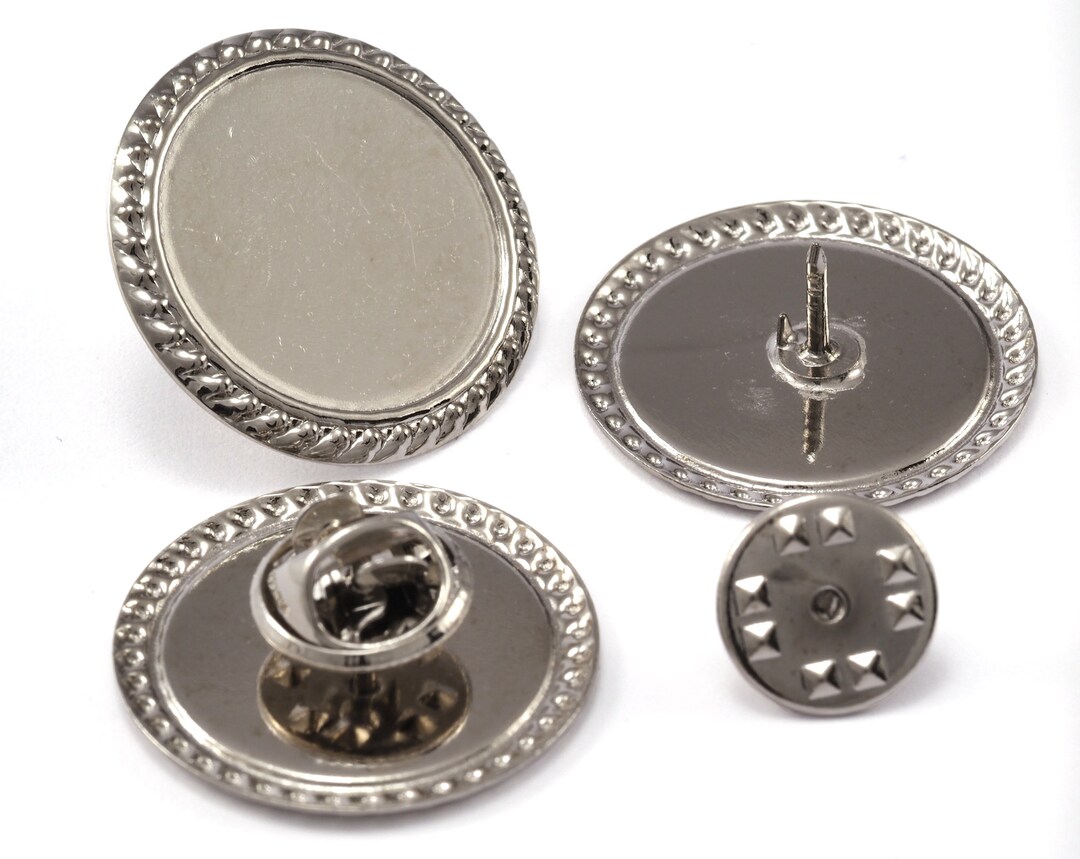 Anstecknadeln Krawatte tack blank pin mit Clutch zurück Revers - Etsy.de