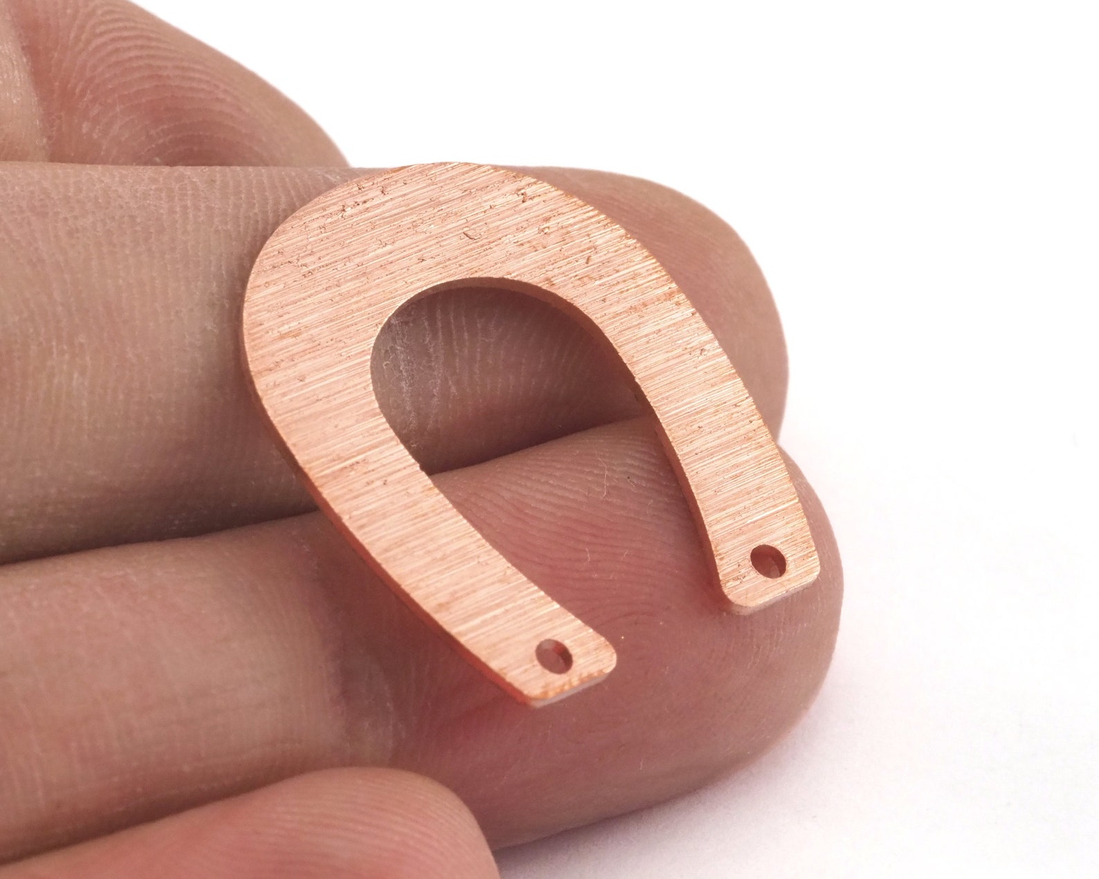 Brushed Magnet Shape Semi Circle 25x22.5x0.8mm Two Hole Raw - Etsy