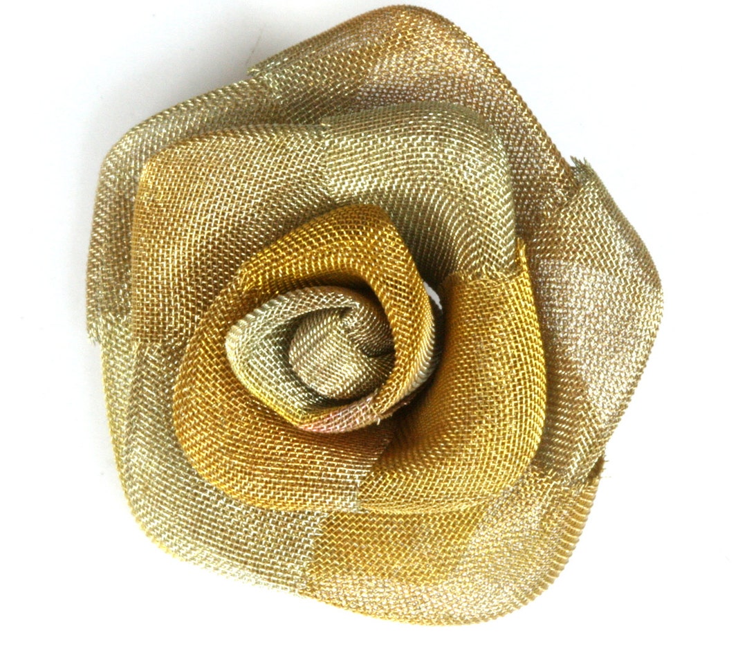 Steampunk Roses 1 1/2" (37mm) Altered Art Craft Supply Oxidized Brass ...