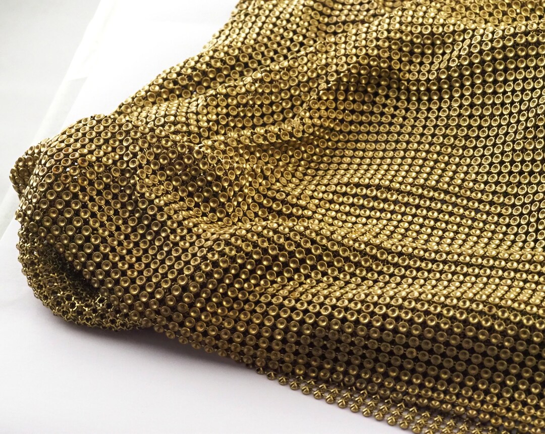 Mesh Setting Fabric Raw Brass "4mm Setting" (one Side 60x50cm)(total ...