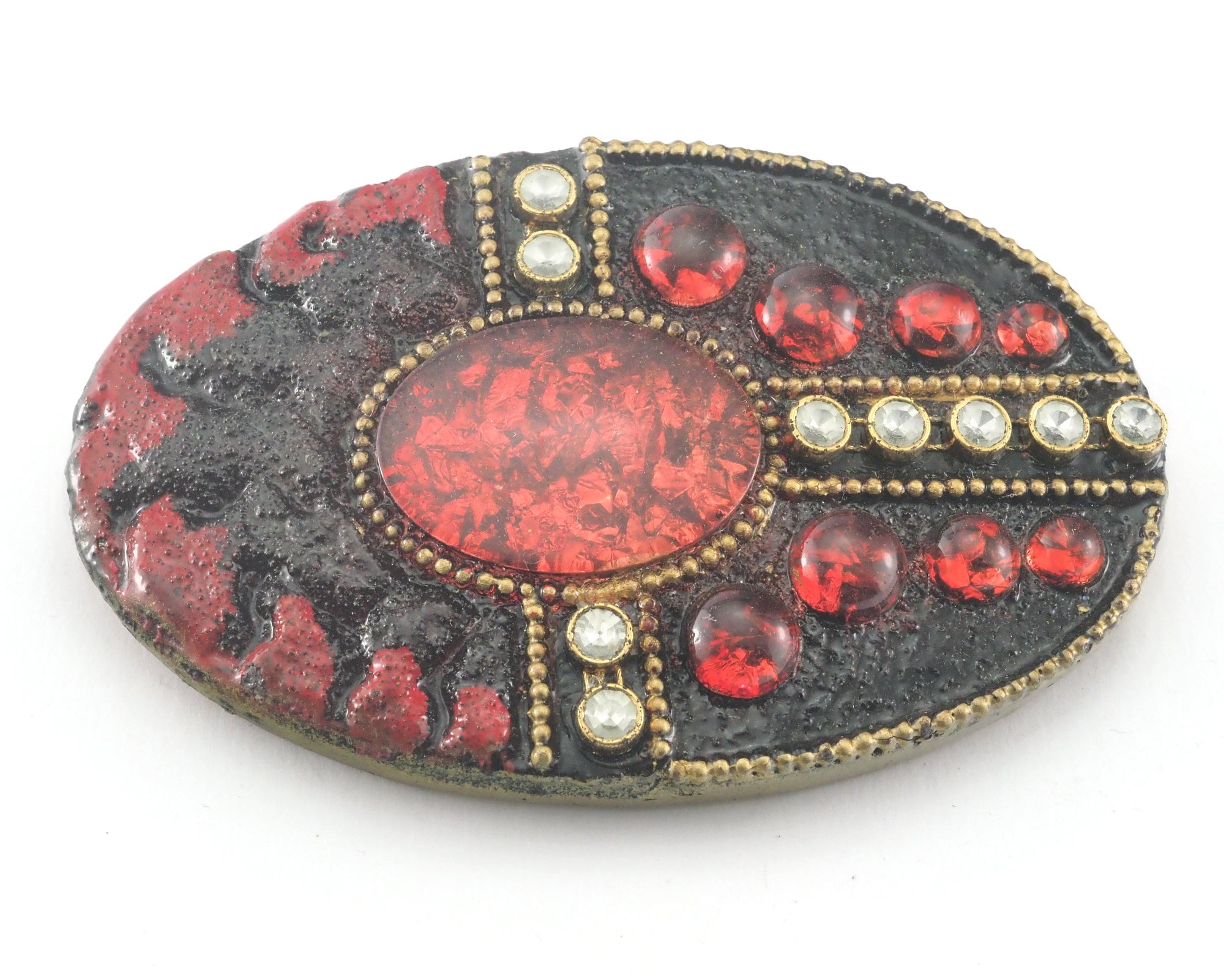 Belt Buckle Vintage Resin Wall Décor 108mm Limited Stock Made - Etsy