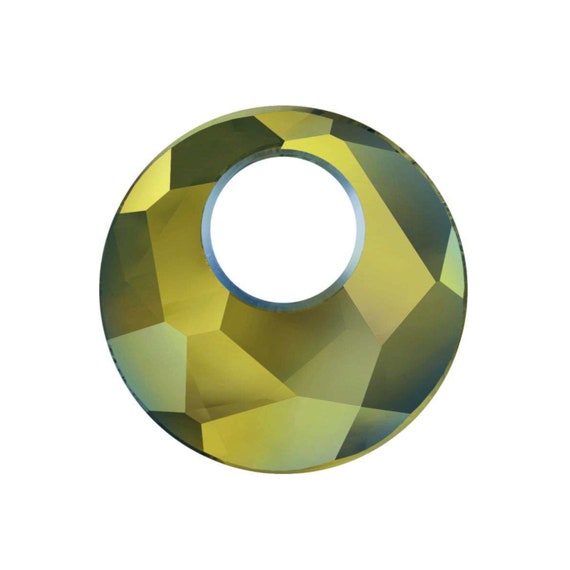 Victory Pendant 6041 Swarovski Crystal Iridescent Green 18mm - Etsy