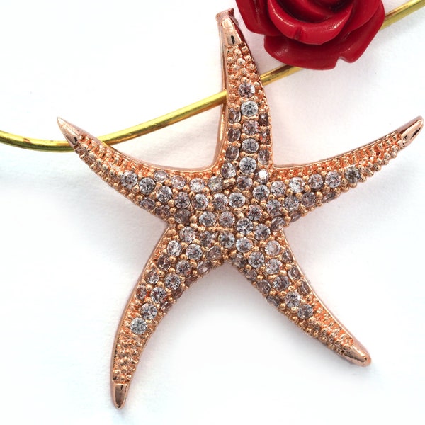 Rose Gold Starfish - Etsy