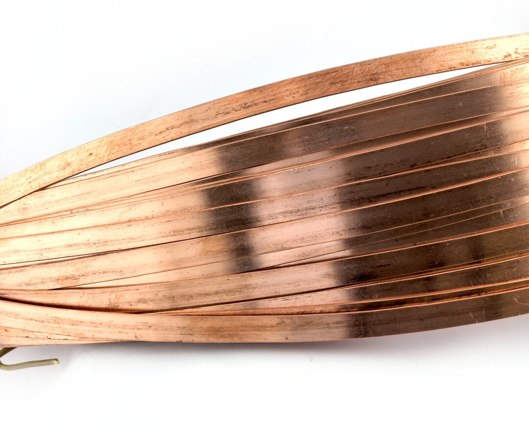 Flat Wire Raw Copper Strip Sheet 6mm (0.5mm 24 Gauge - 0.6mm 23 Gauge ...
