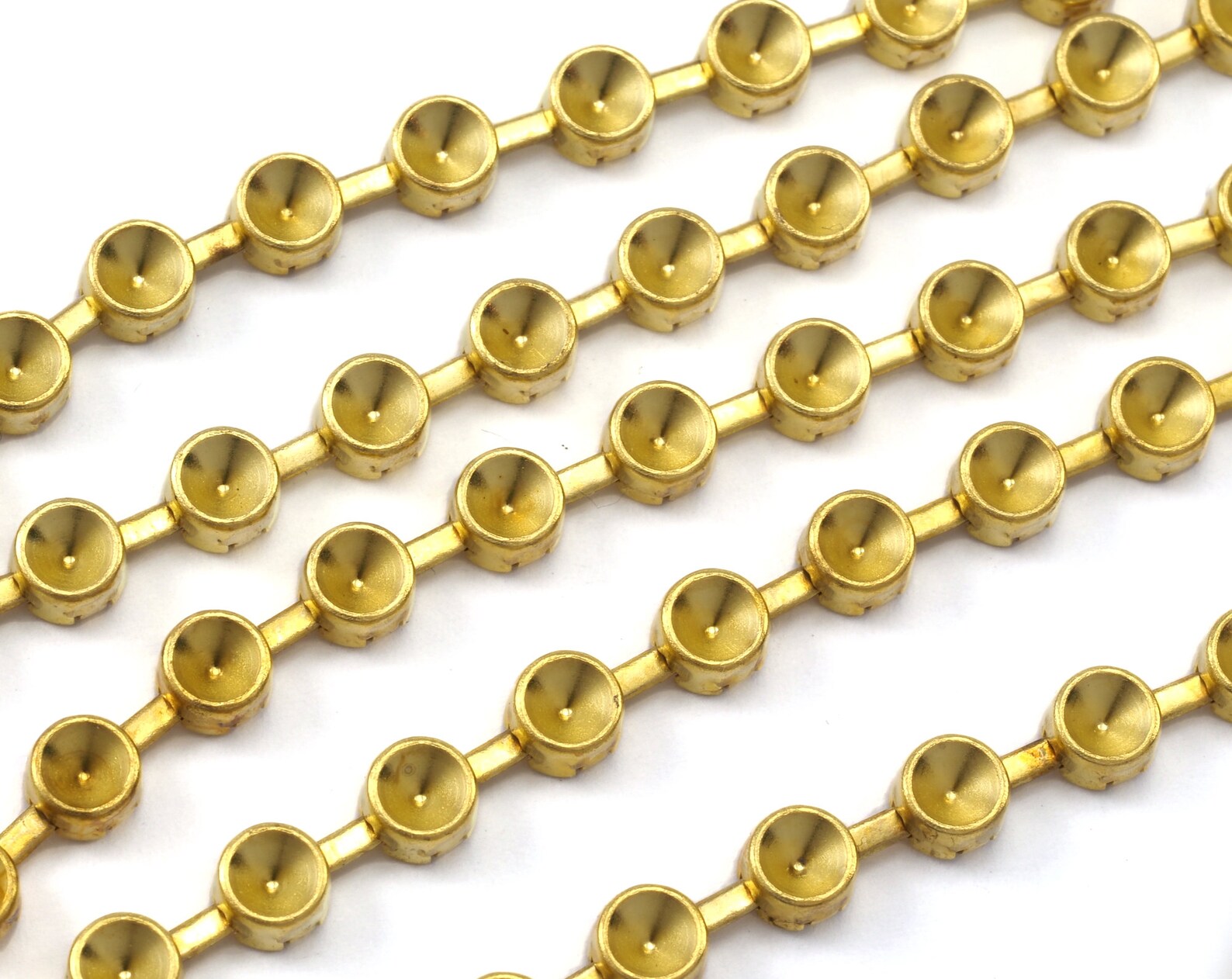 Empty Cup Chain Empty Rhinestone Chain SS10-SS15 2.7 | Etsy