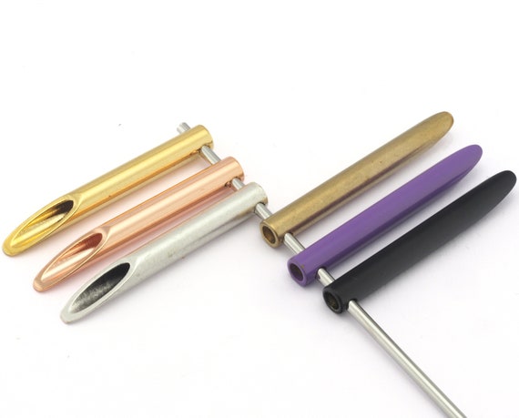 Diagonal Inclined Cut Tube Rod 6x50mm hole 2.5mm Raw Brass - Etsy