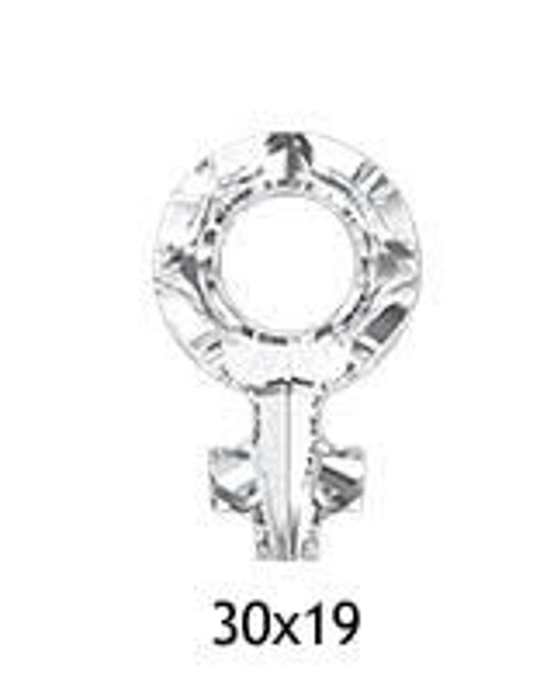 Female Symbol 4876 Swarovski Fancy Crystal 18x11.5mm Limited Stock - Etsy