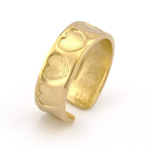 Spades Ring Adjustable Brass Shiny Gold Plated 21mm 11US - Etsy