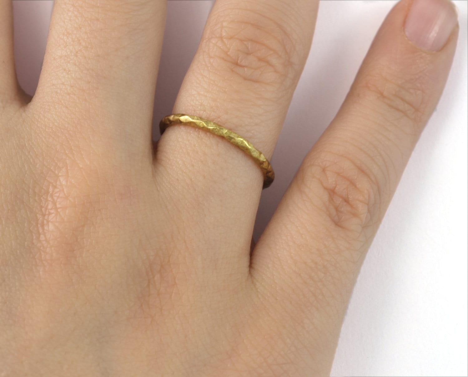 Stacking Ring Circle Ring Round Ring Knuckle Ring Raw Brass - Etsy