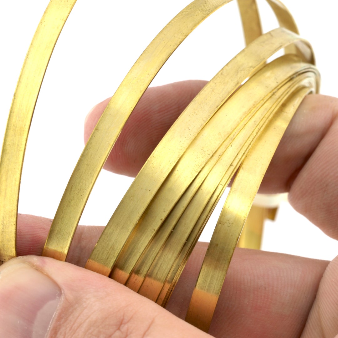 Flat Wire Brass Sheet 5mm Thickness 0.5mm Raw Brass Raf7-04 - Etsy