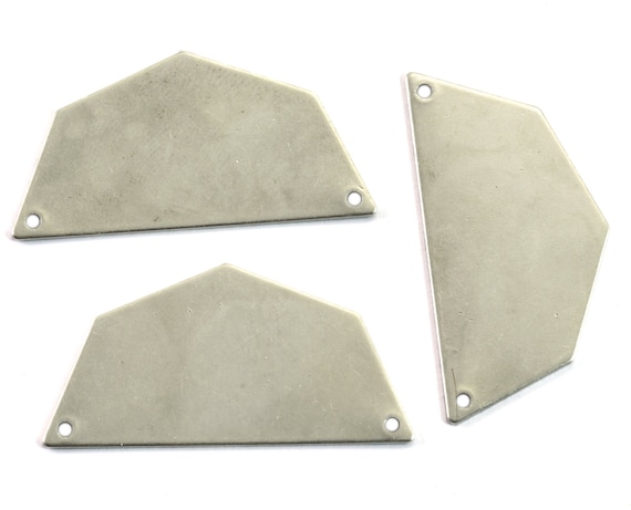 Semi Octagonal 40x20mm 0.8mm Thickness 2 Hole 1.63mm 14 | Etsy