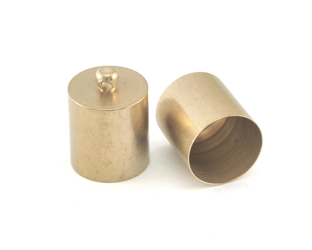 Ends Cap With Loop , 15x16mm Only Cap Size (15x20mm Total) 14mm Inner ...
