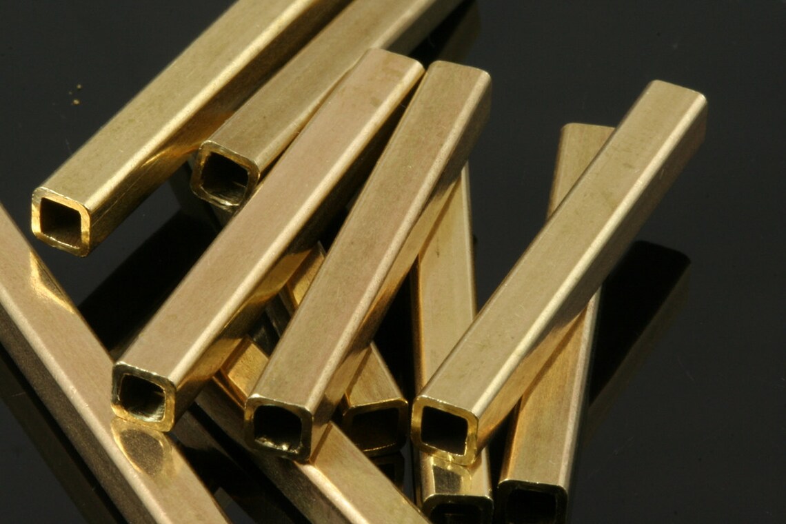 Raw Brass Tube Spacer 4x35mm 5/32x1 1/2 Inch Finding Blank for - Etsy ...