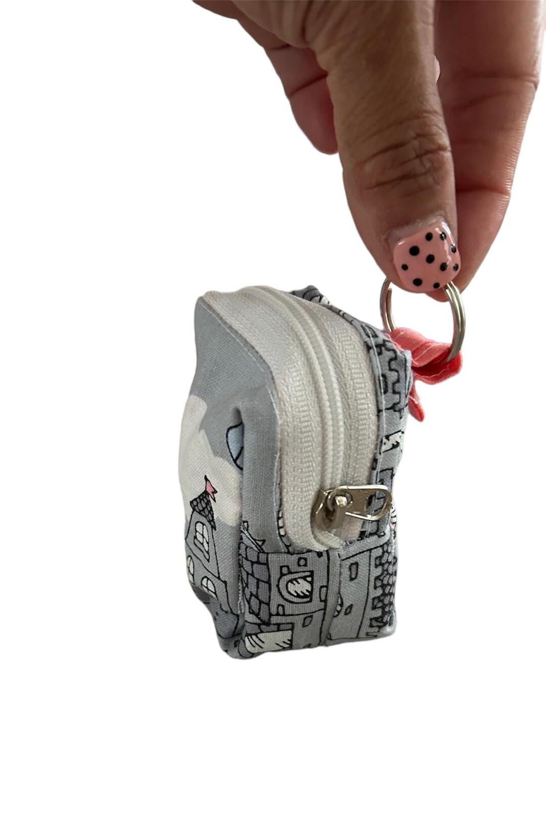 Adorable Wonky Mini Backpack Keychain. Practical Handmade and Handsewn ...